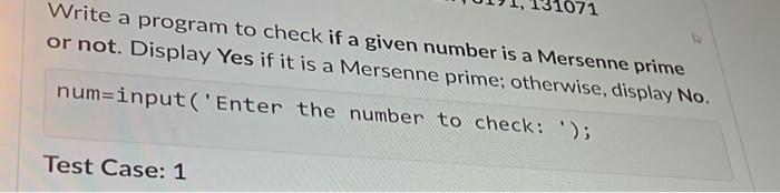 Solved Prime numbers are numbers that are only divisible by | Chegg.com