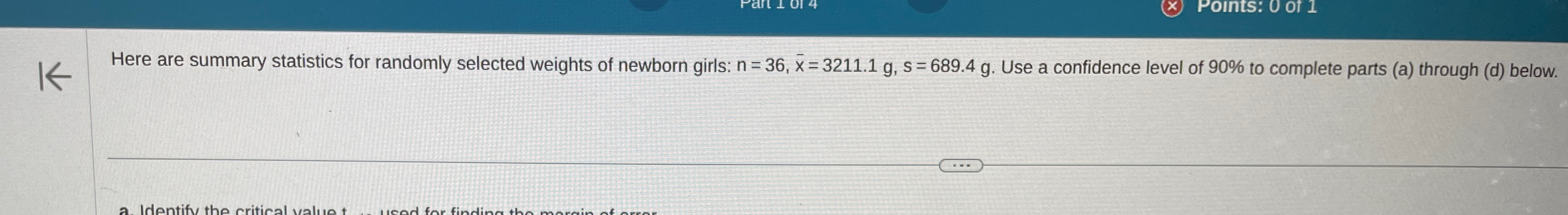 Solved Here are summary statistics for randomly selected | Chegg.com