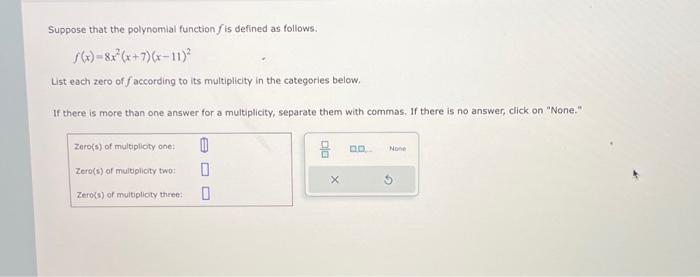 Solved For Each Function Determine Whether It Is A 2002