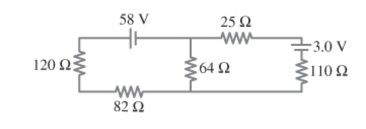 Solved Calculate the current in 82 \Omega ﻿ resistor. | Chegg.com