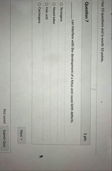 Solved has 10 ﻿questions and is worth 10 ﻿points.Question 71 | Chegg.com