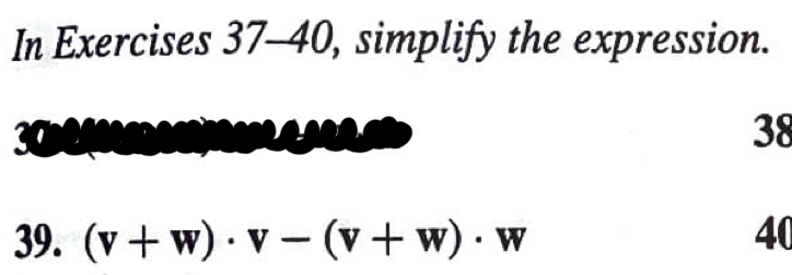 Solved In Exercises 37-40, ﻿simplify the | Chegg.com