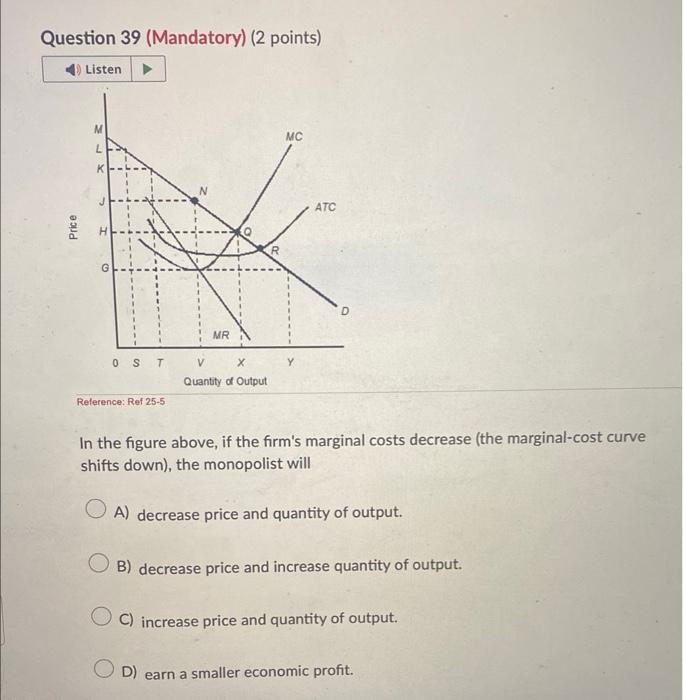 Solved Question 39 (Mandatory) ( 2 points) In the figure | Chegg.com
