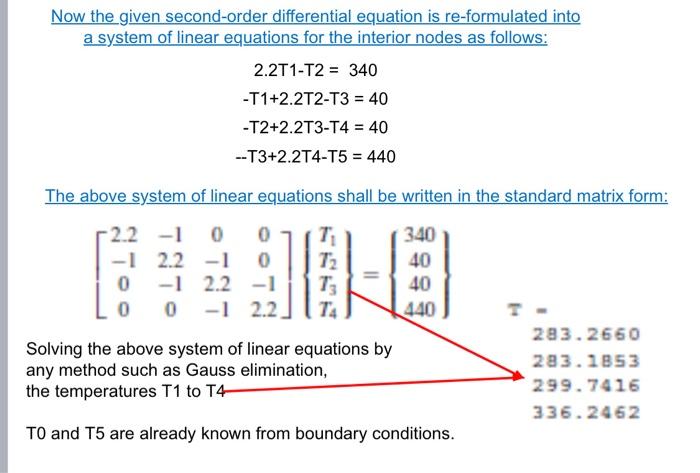 Solved Now the given second-order differential equation is | Chegg.com