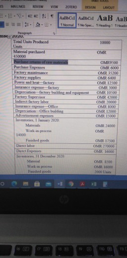 Solved MALINGS REVIEW VEW ZOTERO DESIGN LAYOUT Aboca Abbcd | Chegg.com