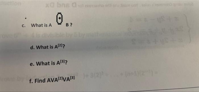 Solved 4) Boolean Matrices a 110 011 TO O 11 a) If the | Chegg.com