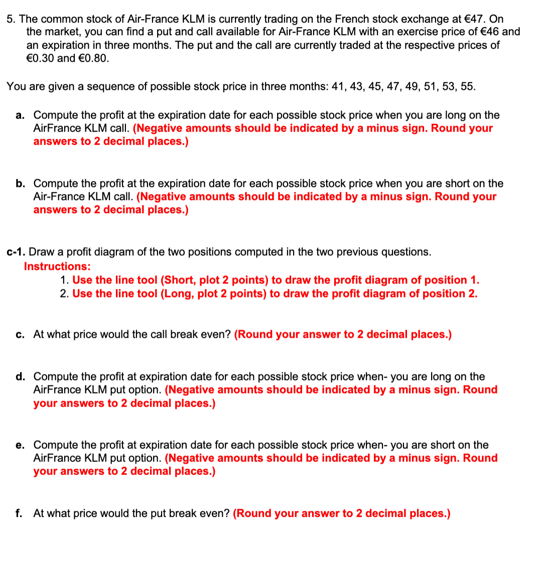 Solved Option Markets and StrategiesProblems Set ANSWER ALL | Chegg.com