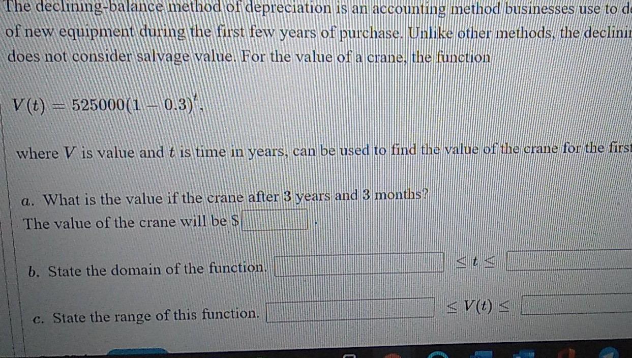 Solved The declining-balance method of depreciation is an | Chegg.com