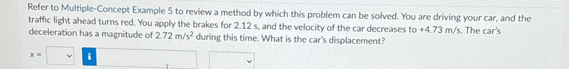 Solved Refer to Multiple-Concept Example 5 ﻿to review a | Chegg.com
