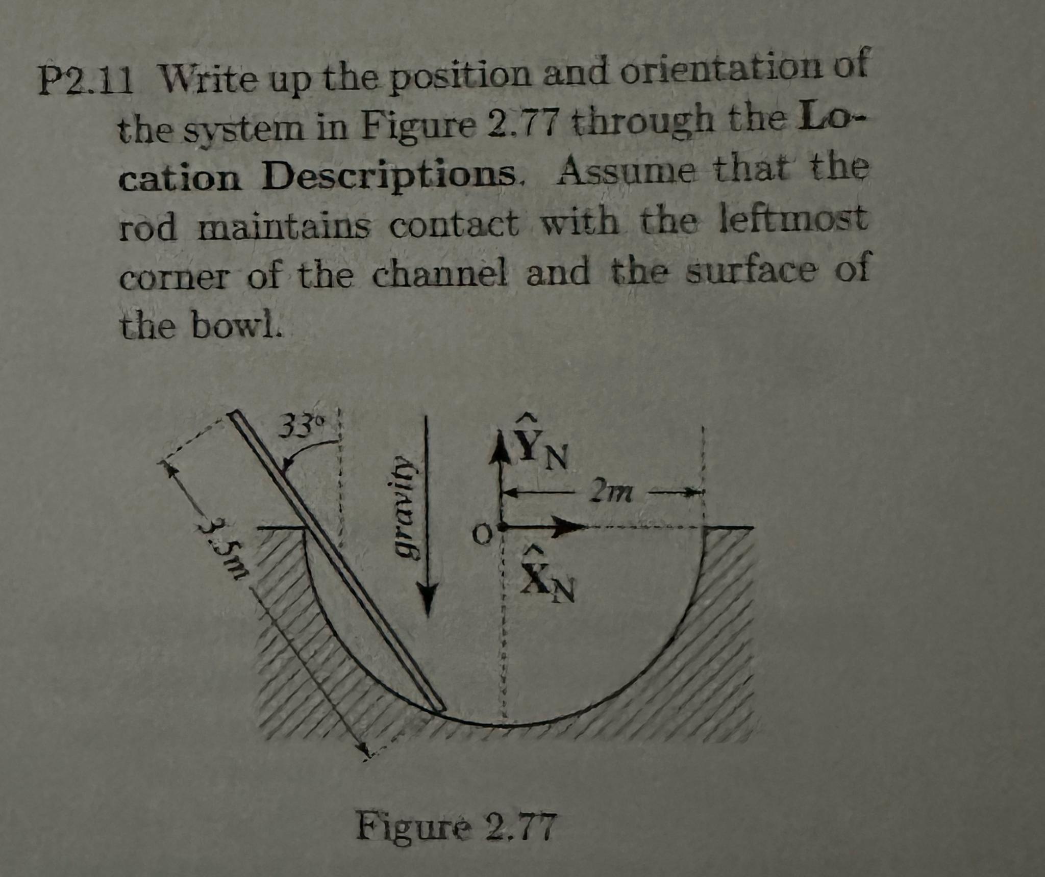Solved P2.11 ﻿Write up the position and orientation of the | Chegg.com