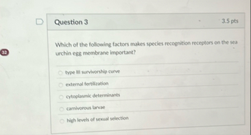 Solved Question 33.5 ﻿ptsWhich of the following factors | Chegg.com