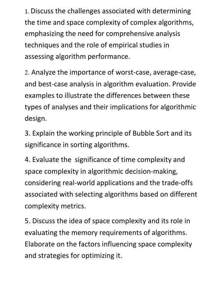 Solved 1. Discuss the challenges associated with determining | Chegg.com