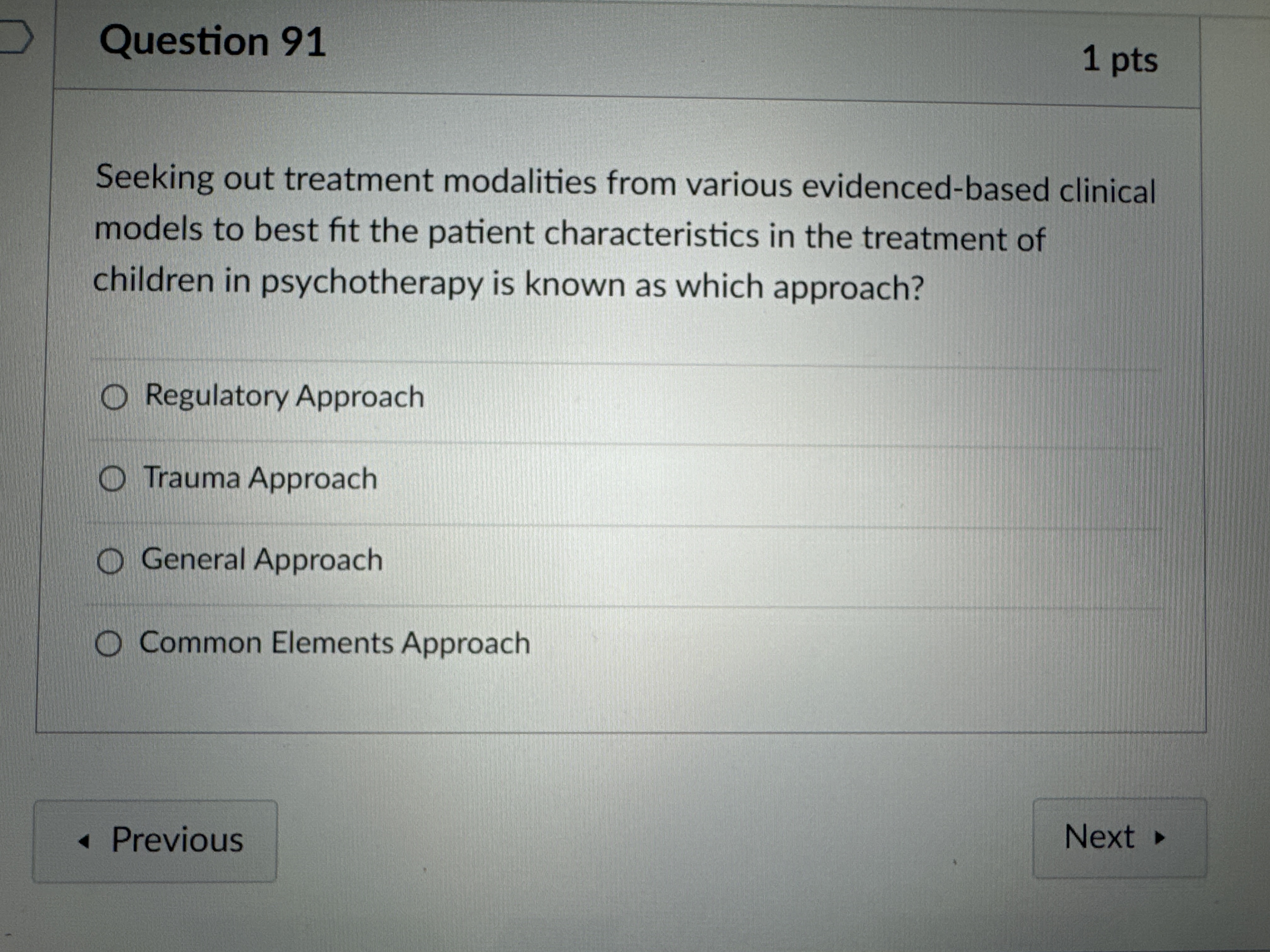 Solved Question 91Seeking out treatment modalities from | Chegg.com