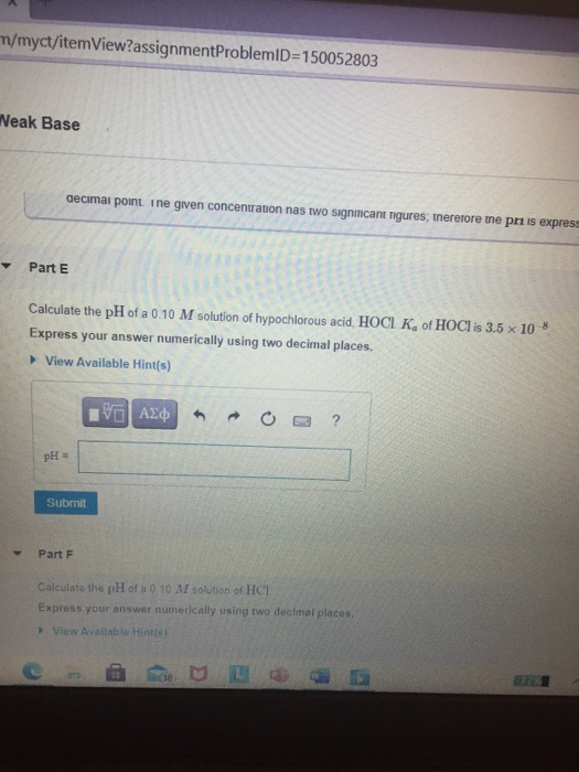 Solved m/myct/itemView?assignmentProblemID=150052803 Weak | Chegg.com