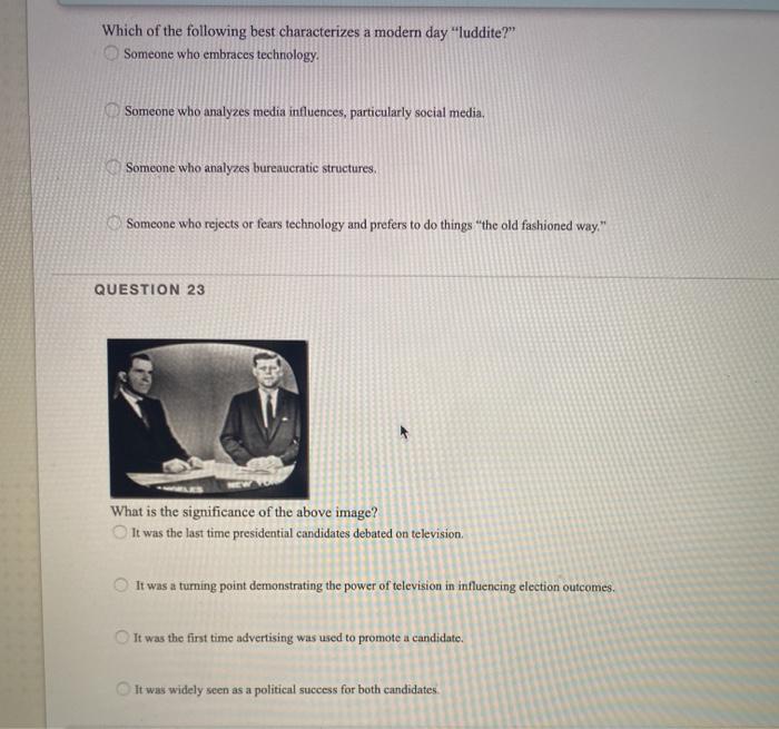 Solved Which of the following best characterizes a modern | Chegg.com