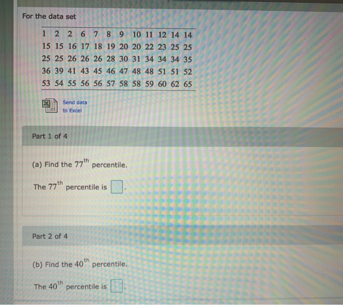 Solved For the data set 12 267 8 9 10 11 12 1414 15 15 16 17 | Chegg.com