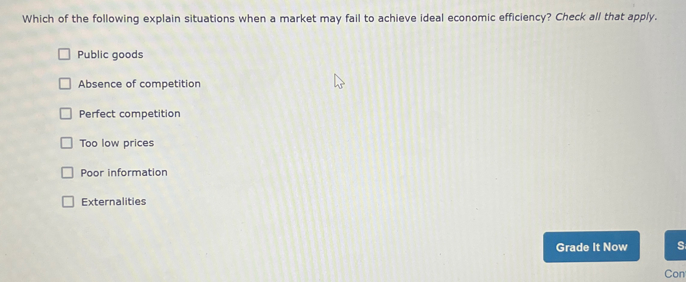 Solved Which Of The Following Explain Situations When A