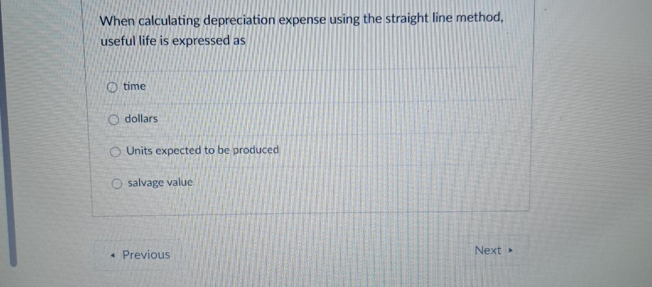 Solved When calculating depreciation expense using the | Chegg.com