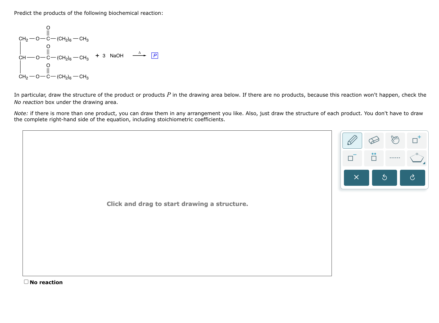 Solved Predict the products of the following biochemical | Chegg.com