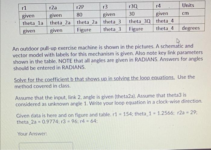 Solved Units r1 given theta la 80 cm r2a given theta 2a | Chegg.com