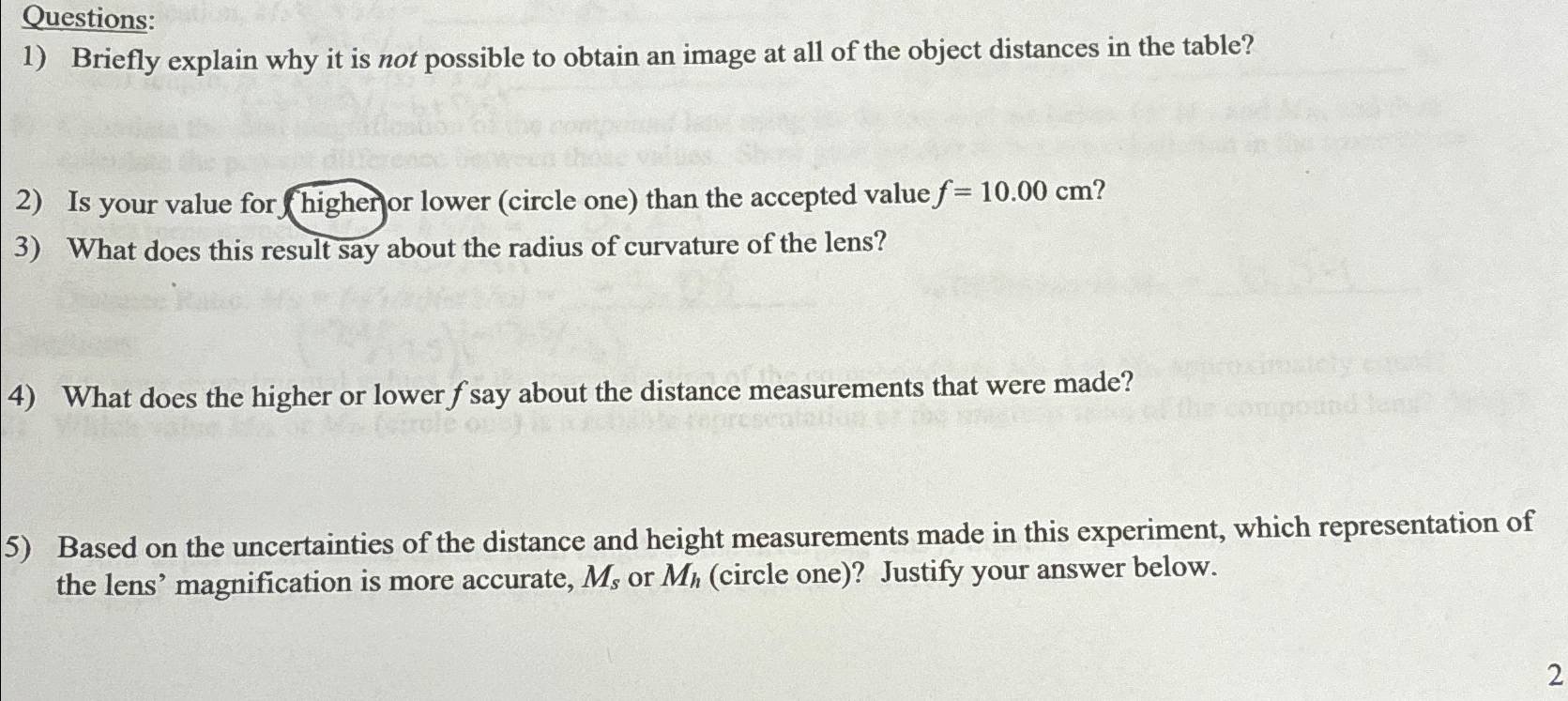 Solved Questions:Briefly explain why it is not possible to | Chegg.com