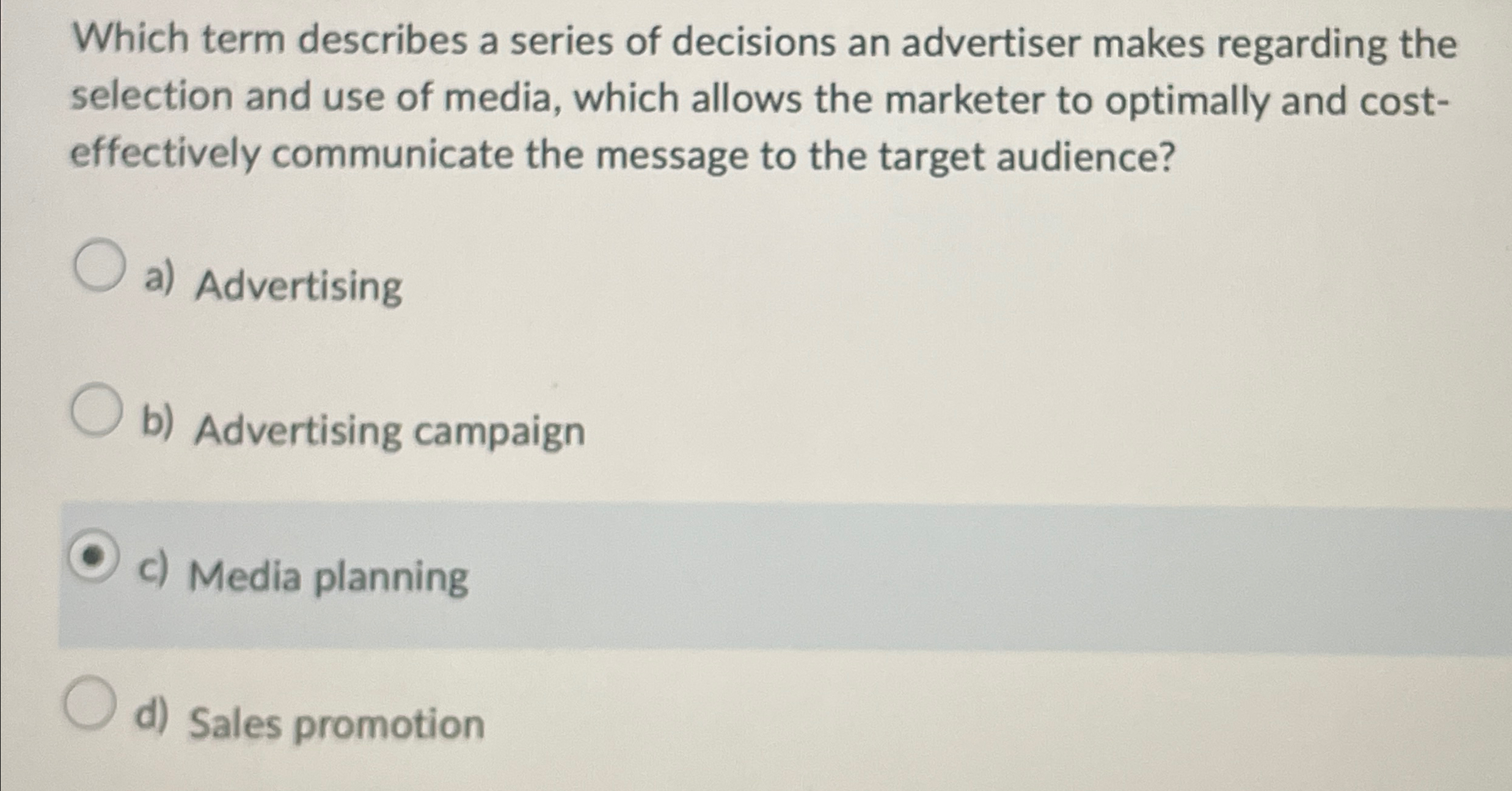 Solved Which term describes a series of decisions an | Chegg.com