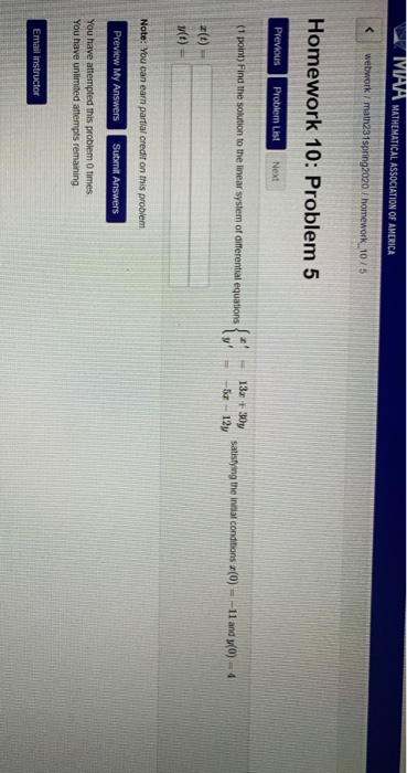 Solved Homework 10: Problem 4 Previous Problem List Next (1 | Chegg.com Solved Homework 10: Problem 4 Previous Problem List Next (1 | Chegg.com