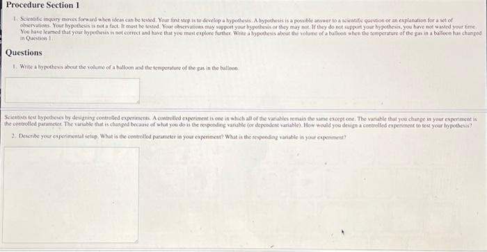 Solved in Question I Questions 1. Wrive a by pothesis about | Chegg.com