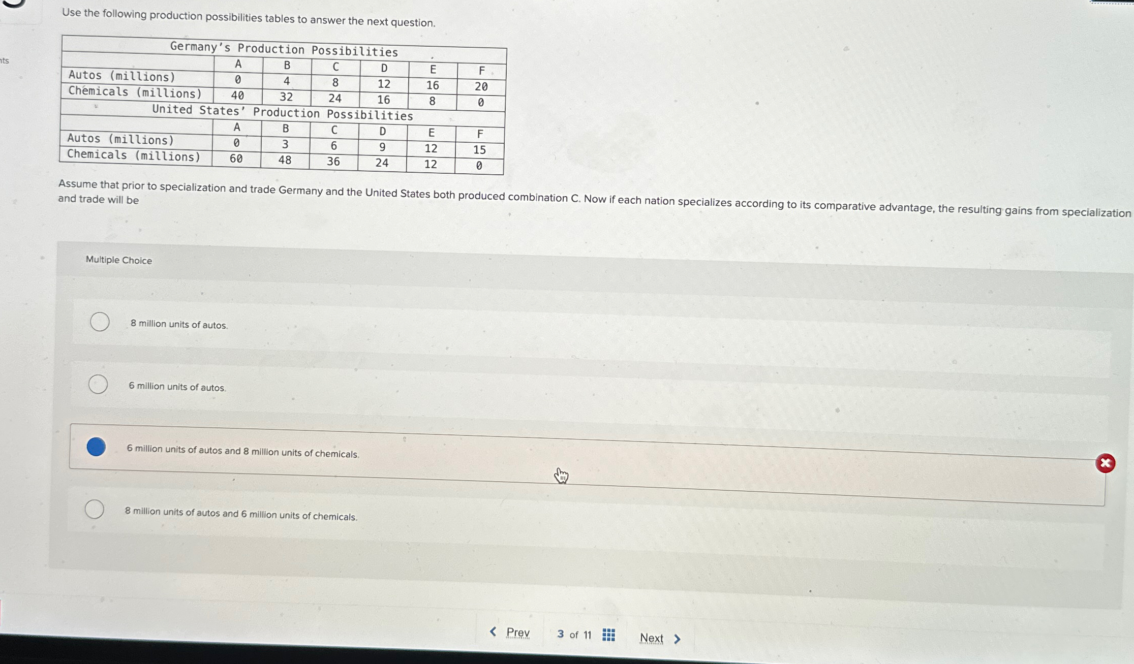 Solved Use The Following Production Possibilities Tables To