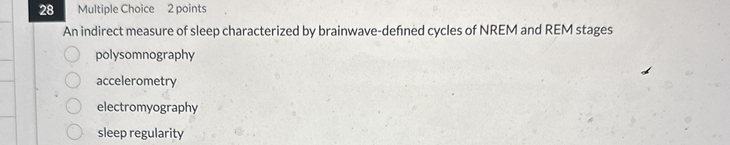 Solved 28 ﻿Multiple Choice 2 ﻿pointsAn indirect measure of | Chegg.com