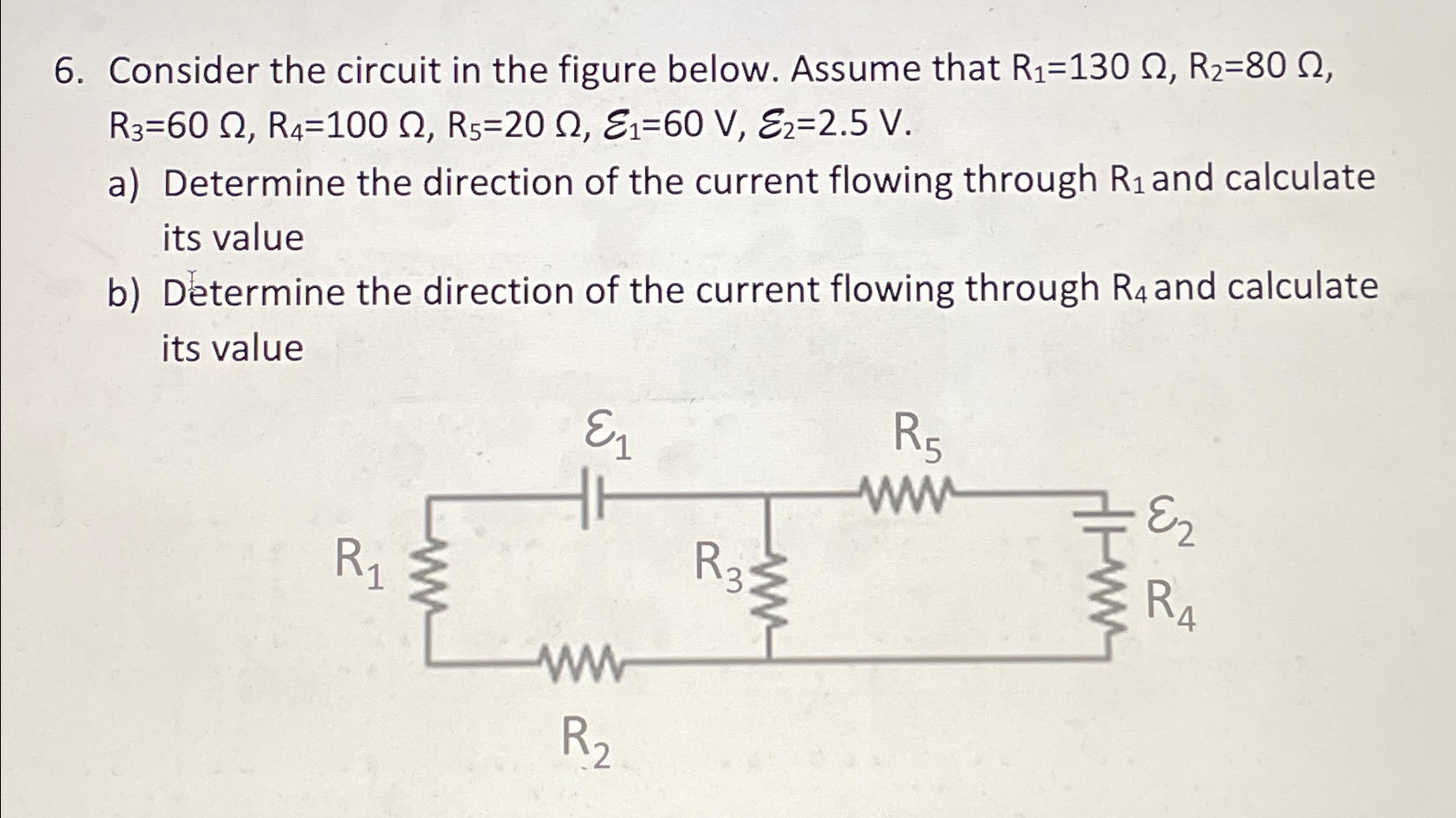 Solved Consider the circuit in the figure below. Assume that | Chegg.com