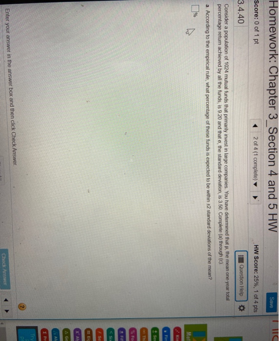Solved Homework: Chapter 3_Section 4 and 5 HW Save 2 of 4 (1 | Chegg.com