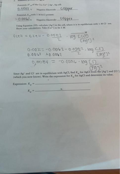 Solved i cant seem to figure out how to finsh the equations | Chegg.com