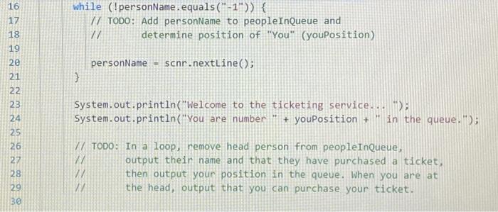 Solved Given main 0, complete the program to add people to a | Chegg.com