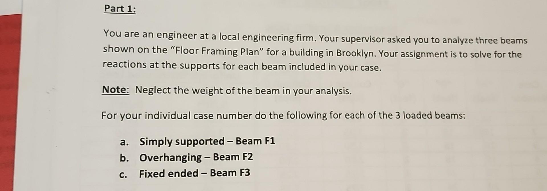 Solved Part 1:You are an ﻿engineer at ﻿a local engineering | Chegg.com