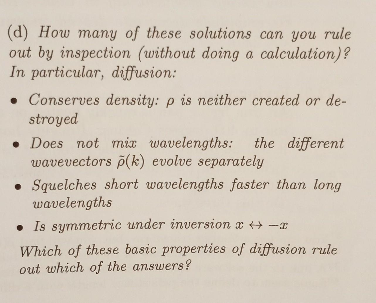 Solved How should I answer part d)? The solutions are the | Chegg.com