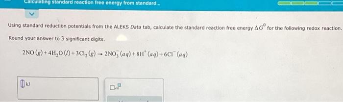 Solved Using standard reduction potentials from the ALEKS | Chegg.com