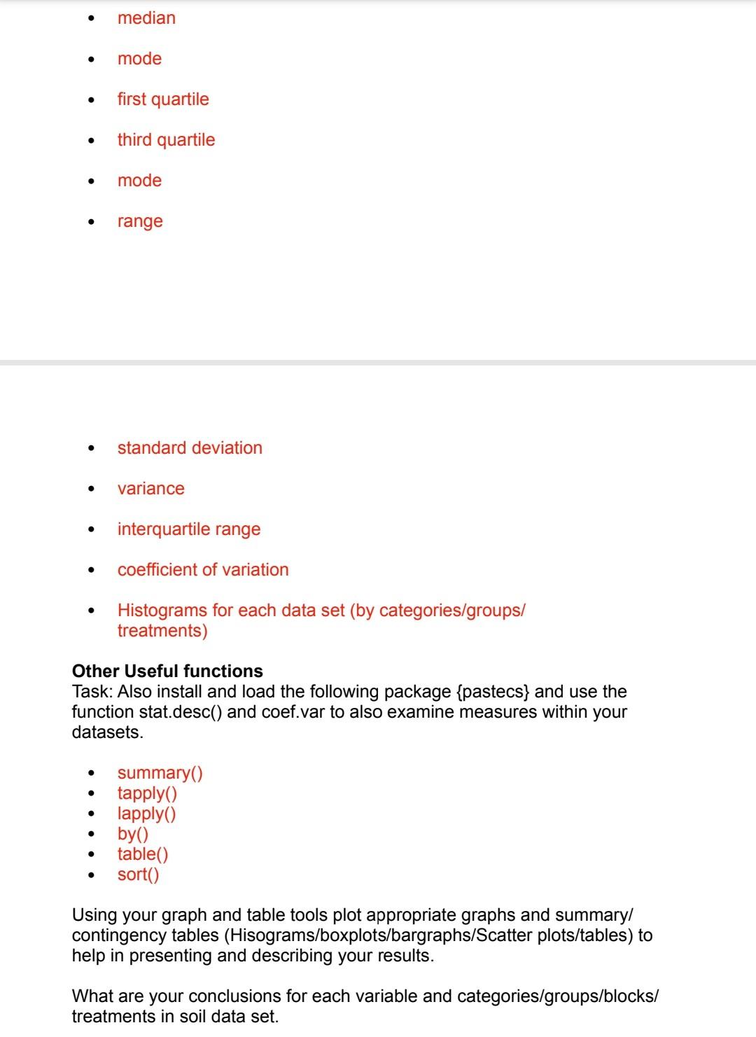 Solved Load the data: data(Soils) Task: Draw a simple design | Chegg.com