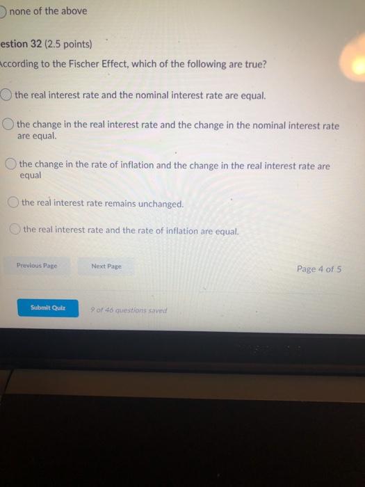 Solved none of the above estion 32 (2.5 points) According to | Chegg.com Solved none of the above estion 32 (2.5 points) According to | Chegg.com