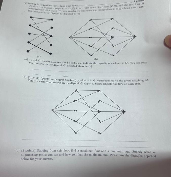 Solved (a) (a) (1 point) Specify a source r and a sink t and | Chegg.com