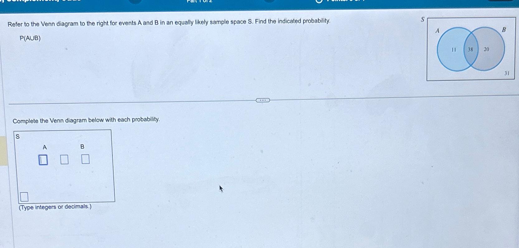 Determining If Something Is Right With A Venn Diagram Solved