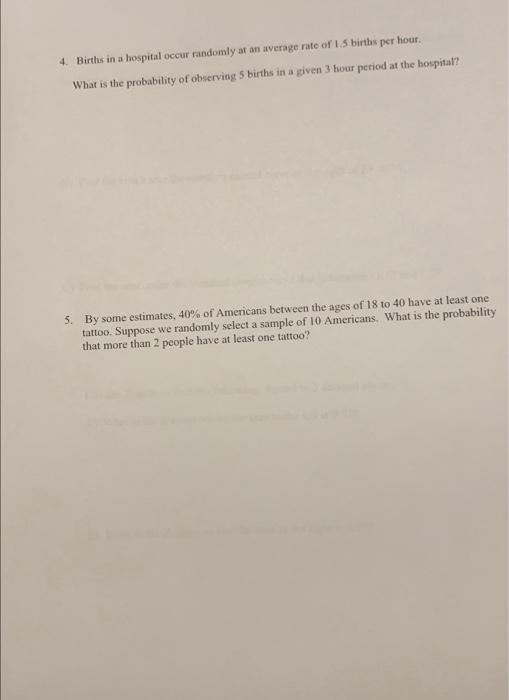 Solved Please show work for each problem when appluchile and | Chegg.com