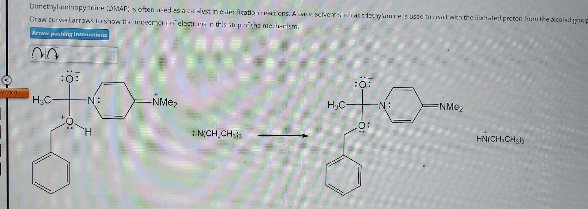 Solved Dimethylaminopyridine (DMAP) is often used as a | Chegg.com