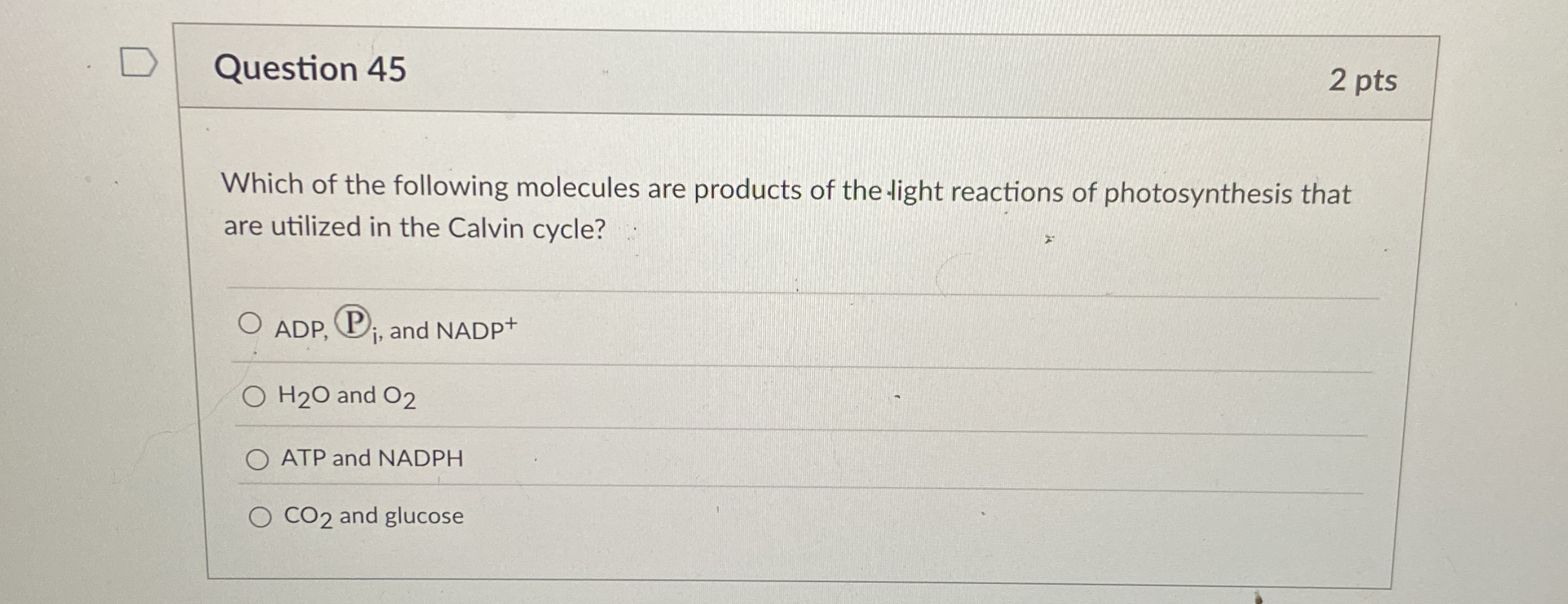 Solved Question 452 ﻿ptsWhich of the following molecules are | Chegg.com