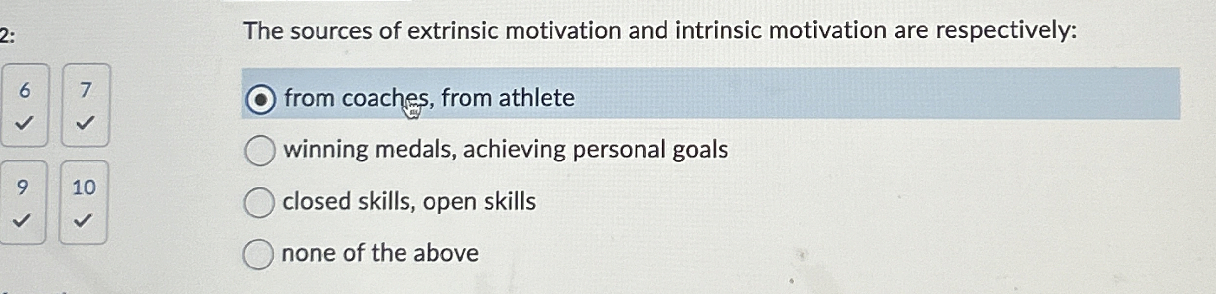 Solved The sources of extrinsic motivation and intrinsic | Chegg.com