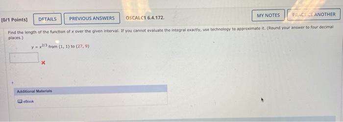 Solved (0/1 Points) DETAILS PREVIOUS ANSWERS OSCALC1 6.4.172 | Chegg.com Solved (0/1 Points) DETAILS PREVIOUS ANSWERS OSCALC1 6.4.172 | Chegg.com