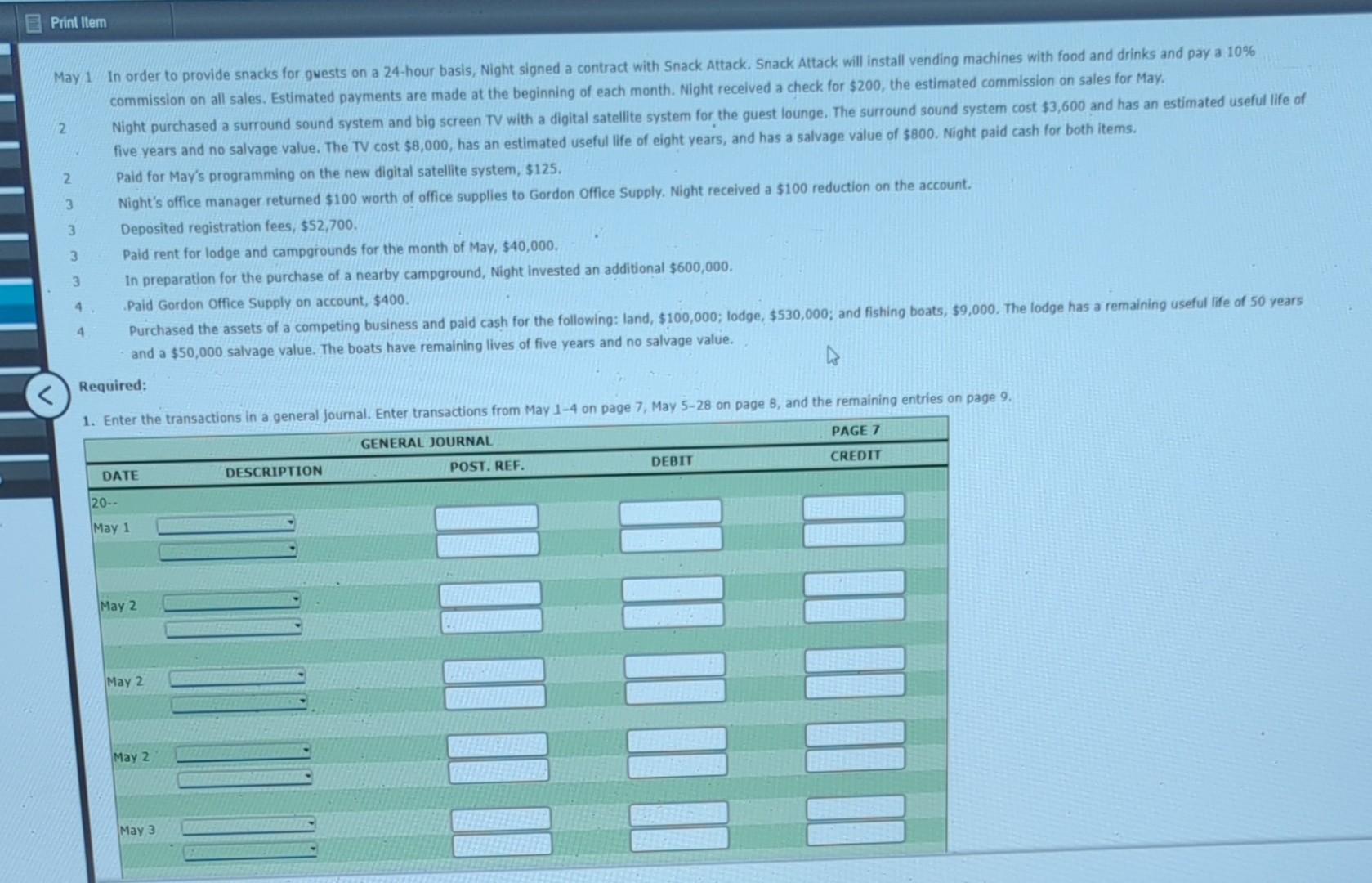 Print llem Chart of Accounts Owner's Equity 311 Bob | Chegg.com