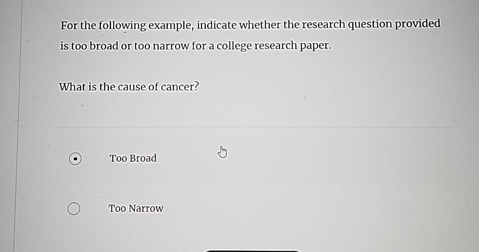Solved For the following example, indicate whether the | Chegg.com