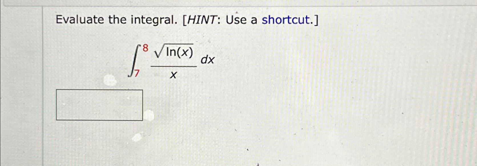 Solved Evaluate the integral. [HINT: Use a | Chegg.com