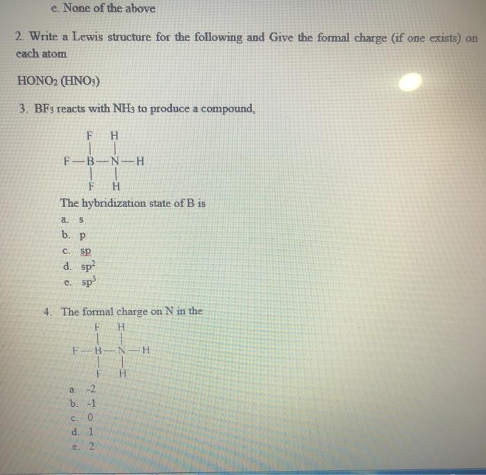Hno3(hono2) Lewis Structure